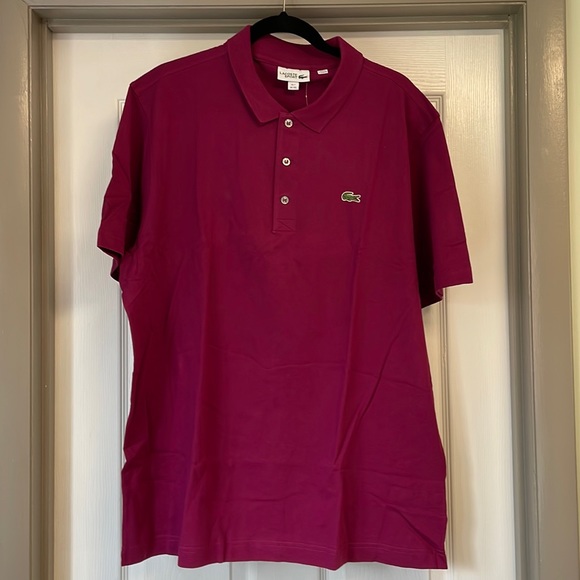 Lacoste | Shirts | Lacoste Sport Purple Maroon Polo Size Xxl Fr 7 ...